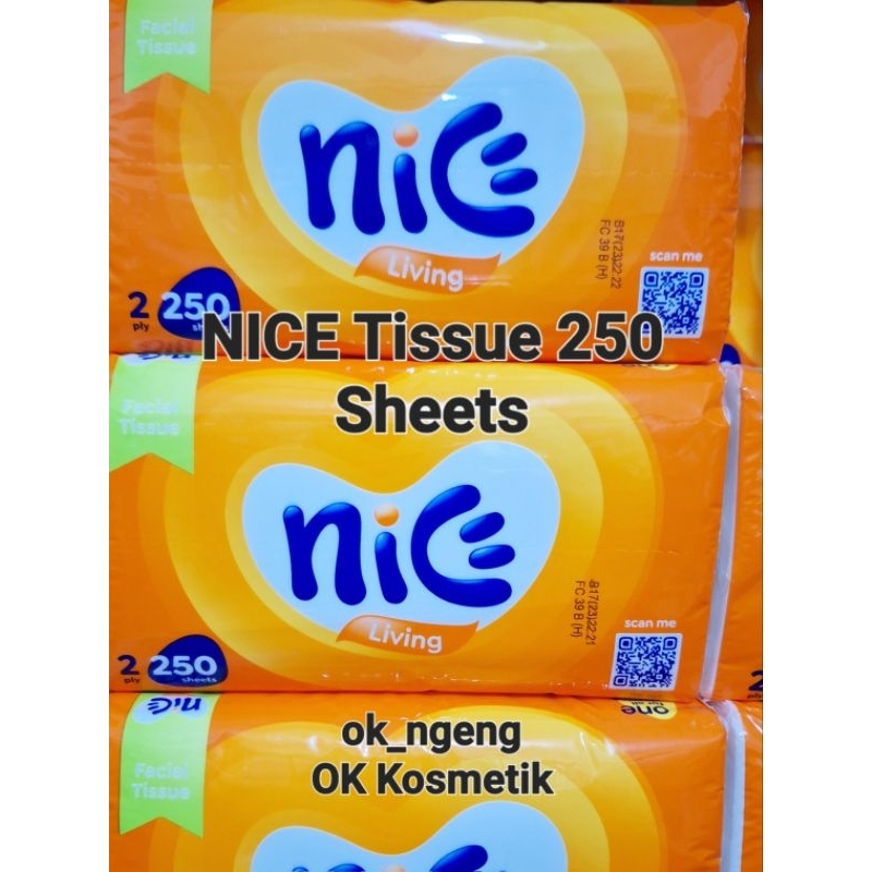 Jual ok_ngeng (ORI) NICE Tissue 250 Sheets || Tissue Serbaguna (Bisa ...