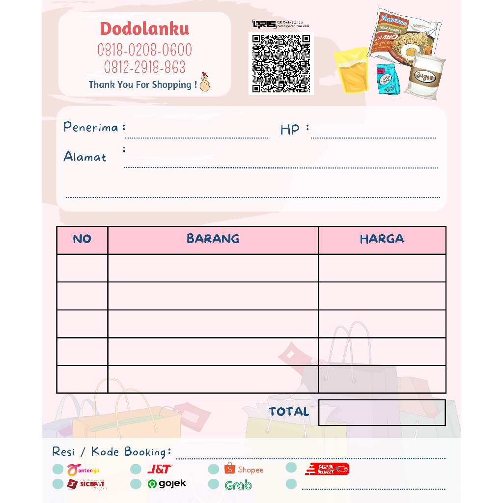Jual STIKER NOTA | Shopee Indonesia