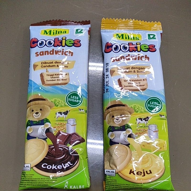 Jual Milna cookies sandwich 24gr | Shopee Indonesia