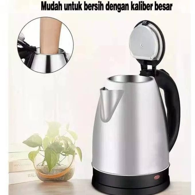 Jual Termos Teko Listrik Kettle Pemanas Air Panas Stainless 2 Liter ...