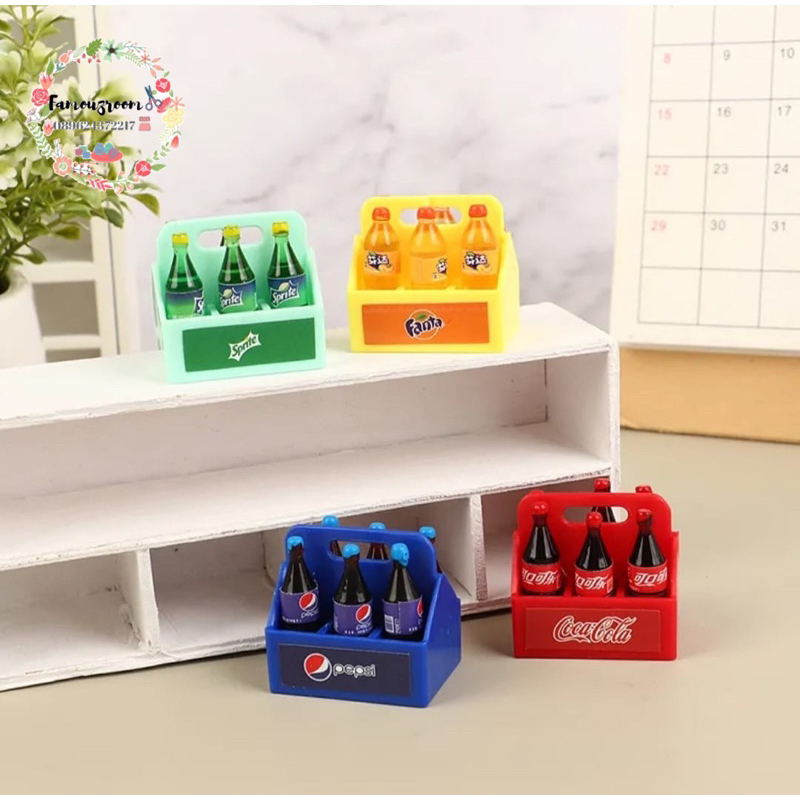 Jual Miniatur Botol Coca Cola / Sprite / Fanta / Pepsi - Miniatur Botol ...