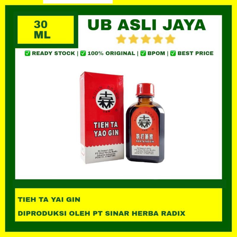 Jual Tieh ta Yao Gin obat Betadin cina luka memar original | Shopee ...