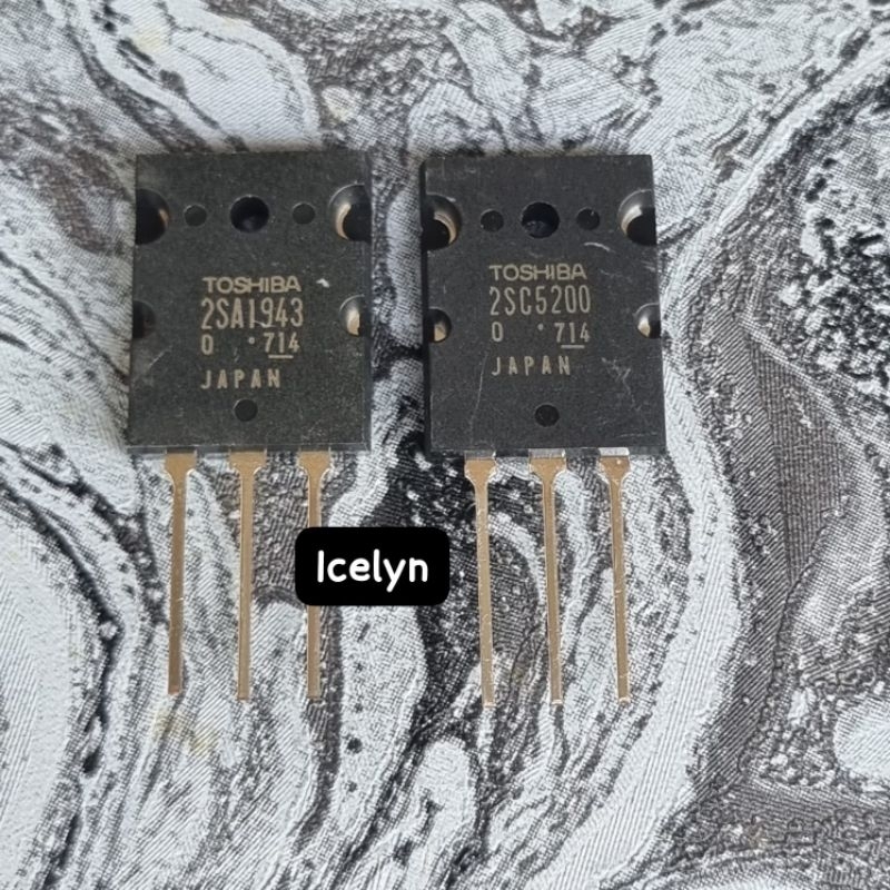 Jual Transistor S7 714 1943 5200 2SA1943 2SC5200 A1943 C5200 Original TOSHIBA Malaysia Original ...