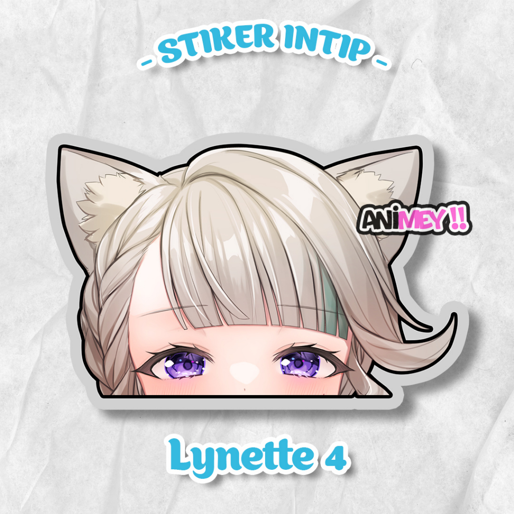 Jual Stiker Intip Lynette Genshin Impact / Sticker Anime Waterproof ...