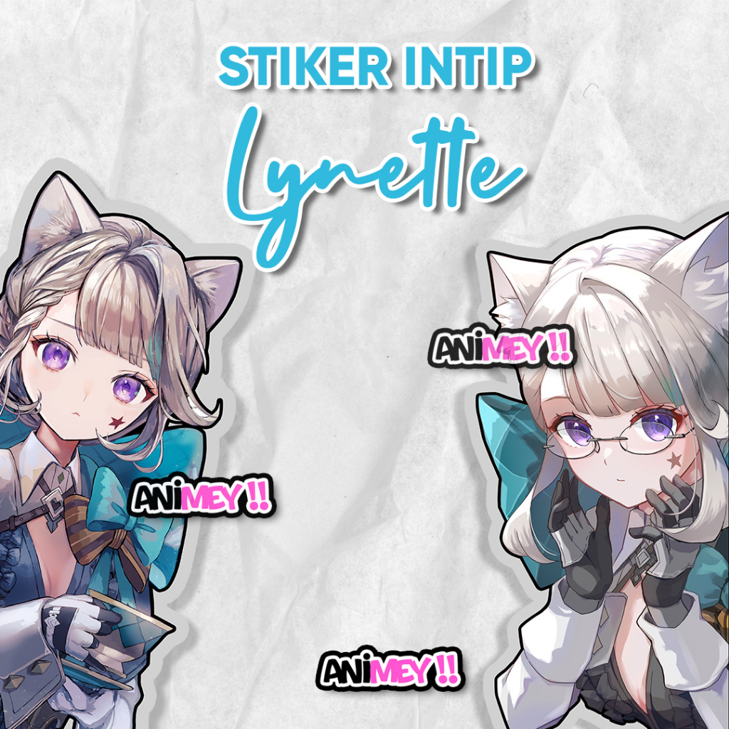 Jual Stiker Intip Samping Lynette Genshin Impact / stiker Waterproof ...
