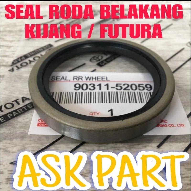 Jual SEAL SIL RODA BELAKANG WHEEL REAR 5K 7K INOVA INNOVA FUTURA T120SS ...