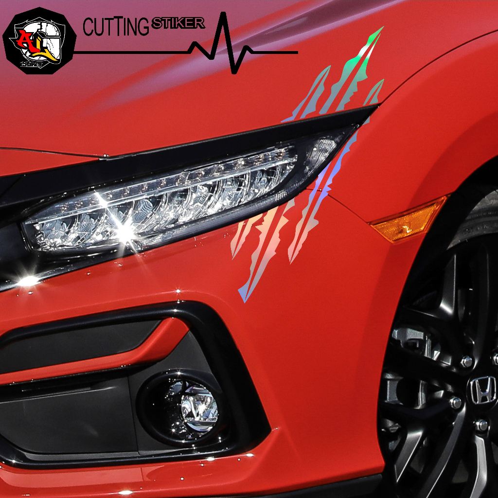 Jual STICKER CUTTING/SC.354/STIKER CAKAR/STIKER 3D/STIKER 3D CAKAR ...