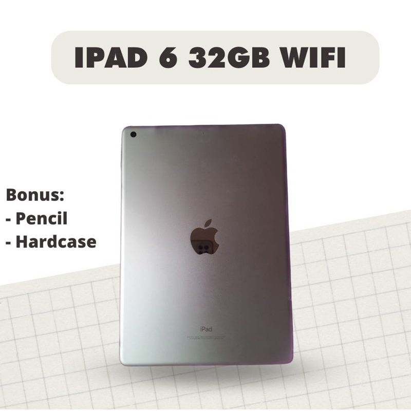 Jual Ipad 6th Gen 32GB WIFI Only (Second) | Shopee Indonesia