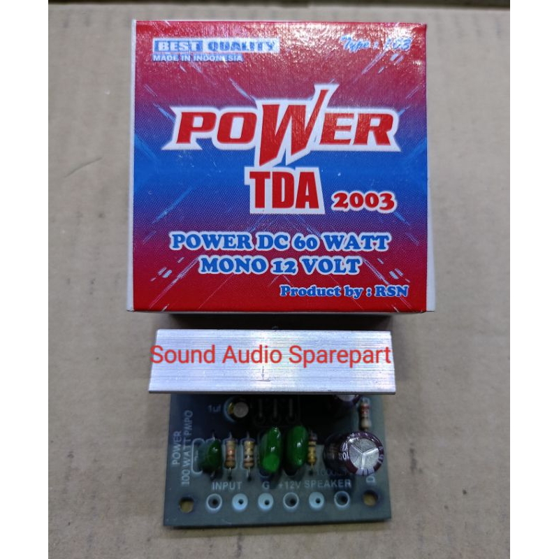 Jual Kit Power Amplifier Mono TDA2003 | Shopee Indonesia