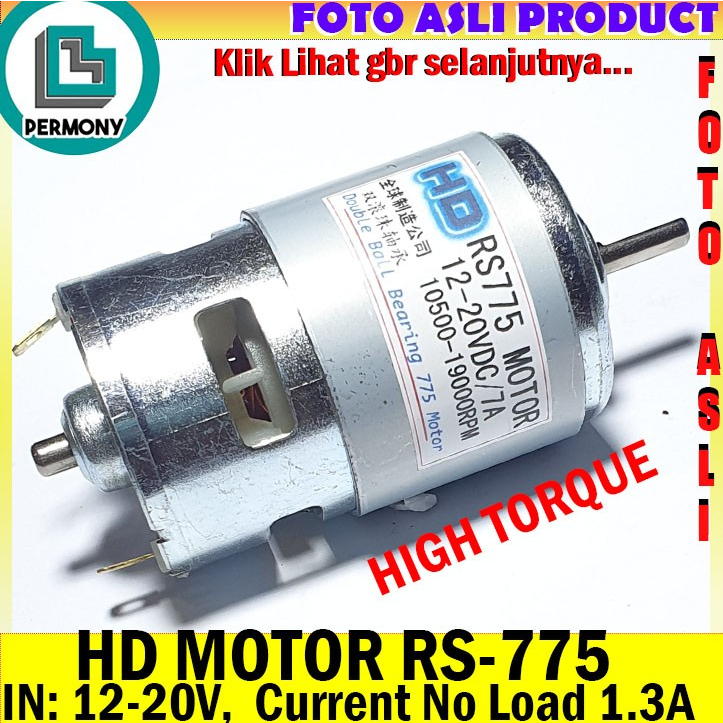 Jual RS550 RS775 Motor Dinamo RS-775 RS795 RS895 RS 795 RS 895 RS-550 DC High Quality Double ...