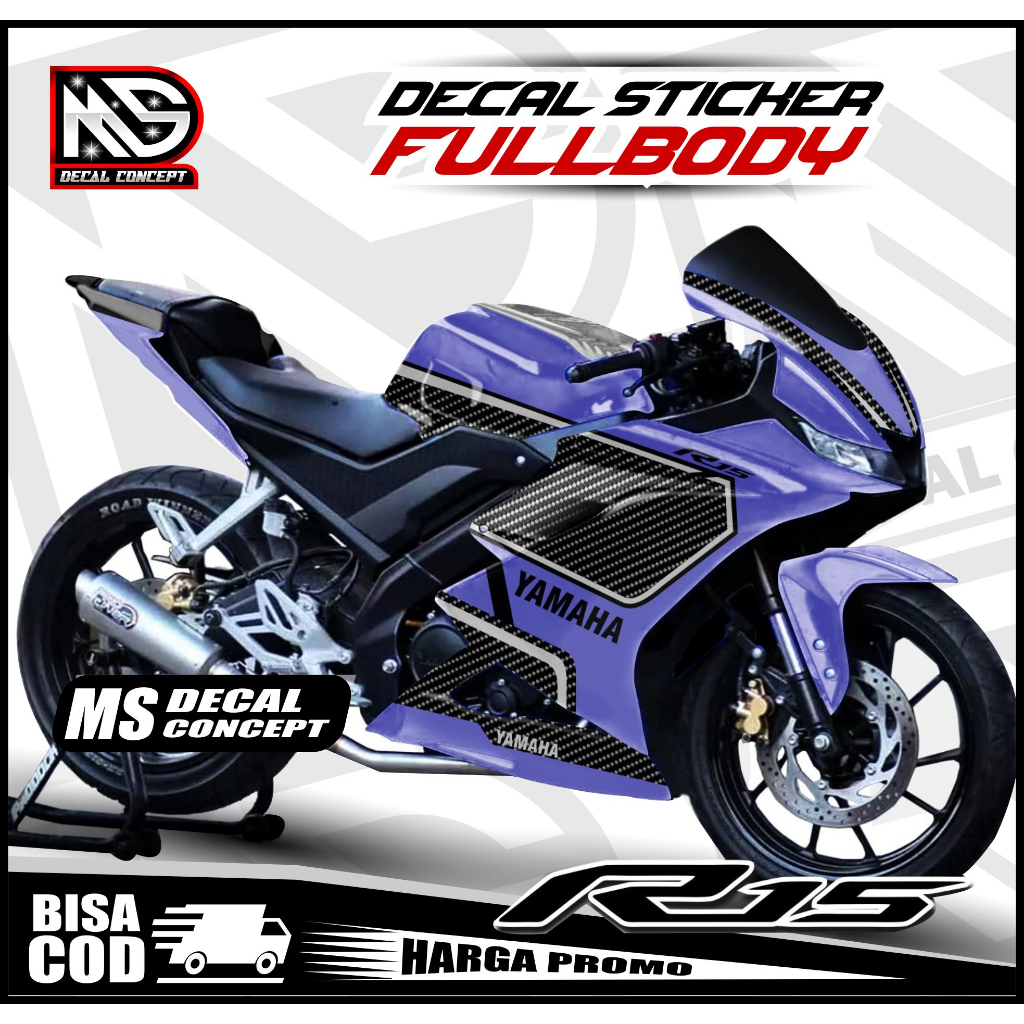 Jual (TERBARU) Decal R15 V3 Full Body Stiker R15 V3 Full Body Dekal R15 ...