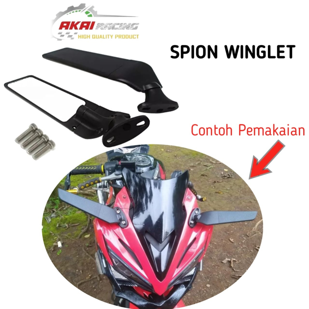 Jual SPION Zx25R KACA SPION WINGLET PCX LEXI NMAX XMAX NINJA CBR GSX ...
