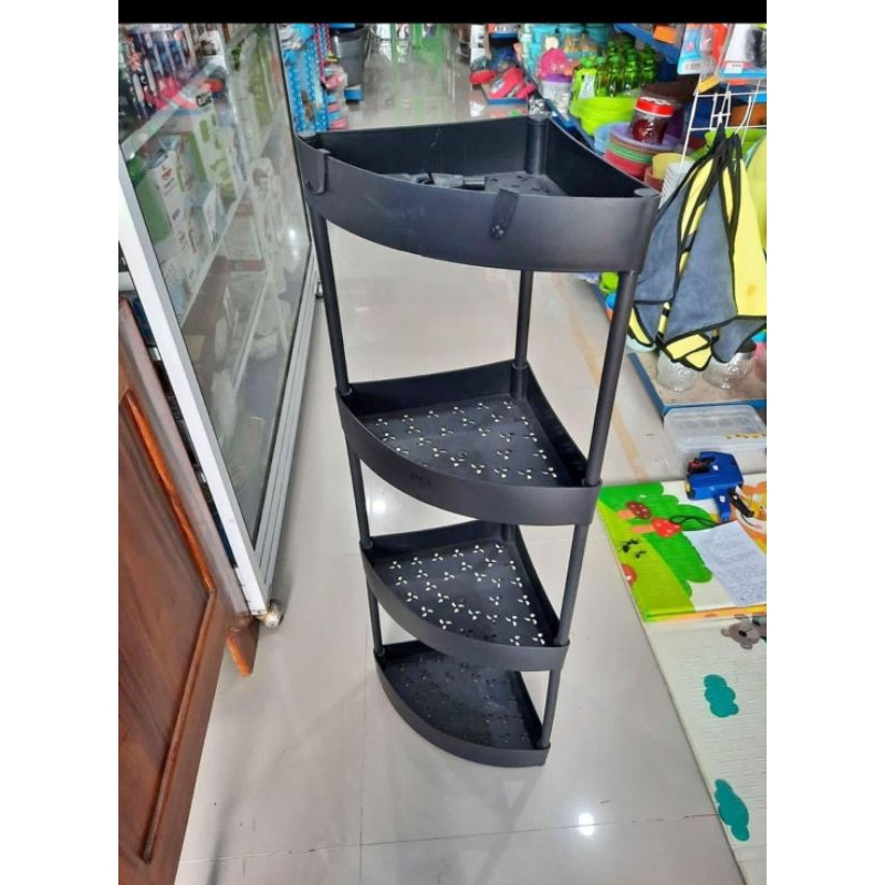Jual Rak Sudut Dengan Roda Rak Sudut 4 Susun Rak Troli Rak Minimalis ...