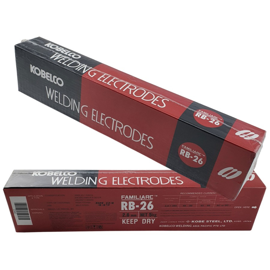 Jual kawat las kobelco kawat las KOBE RB26 2,6MM STEEL KOBE Harga per Kg | Shopee Indonesia