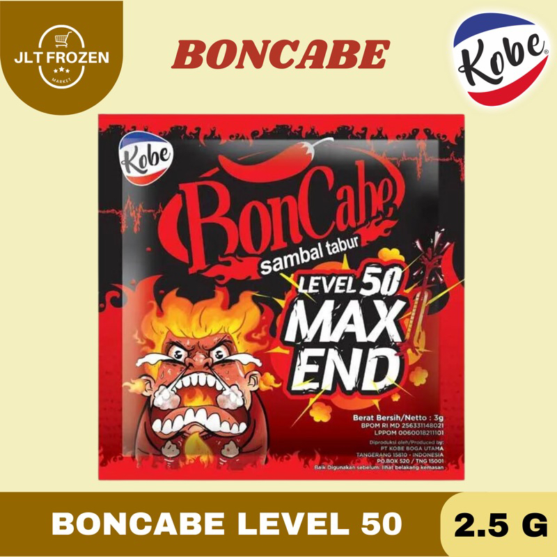 Jual Bon Cabe Sachet PCS Sambal Tabur Level 50 / Bon Cabe Abon ...