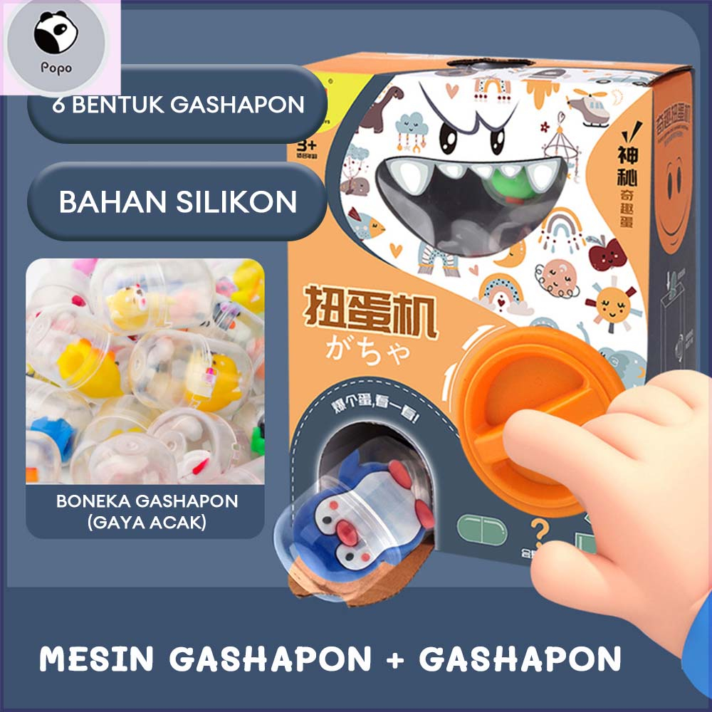 Jual Mainan Gashapon Games Mini Supprise Egg Mainan Bola Gacha Kapsul ...