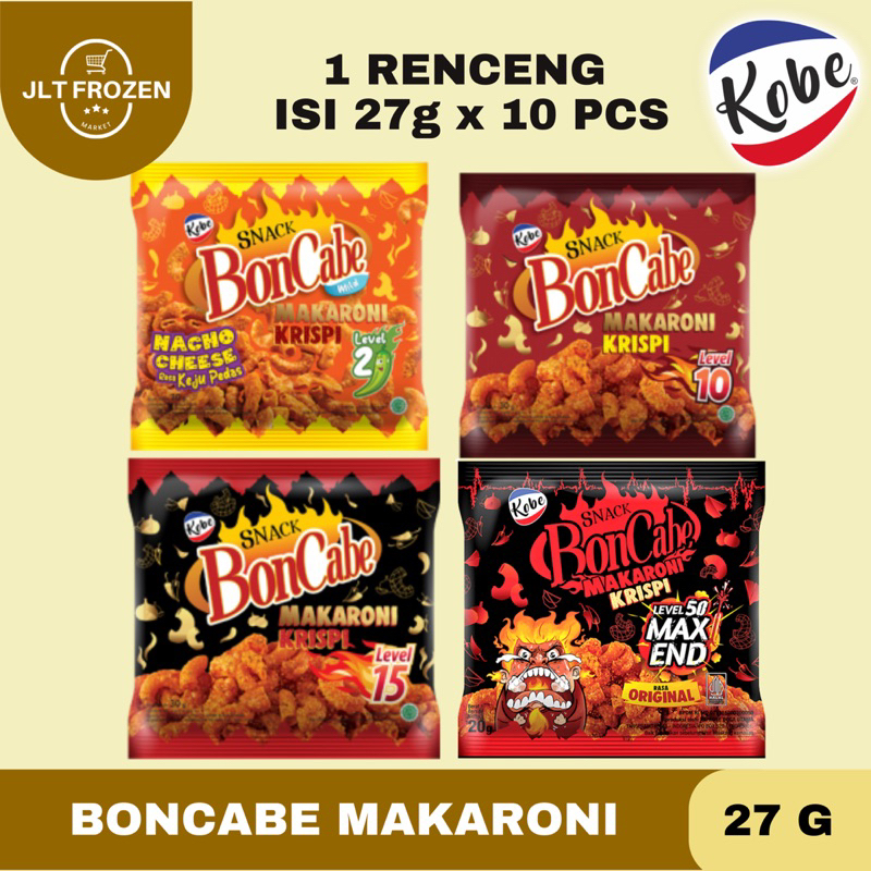 Jual BonCabe Makaroni Krispi Renceng / Boncabe Makaroni Keju / Bon Cabe ...