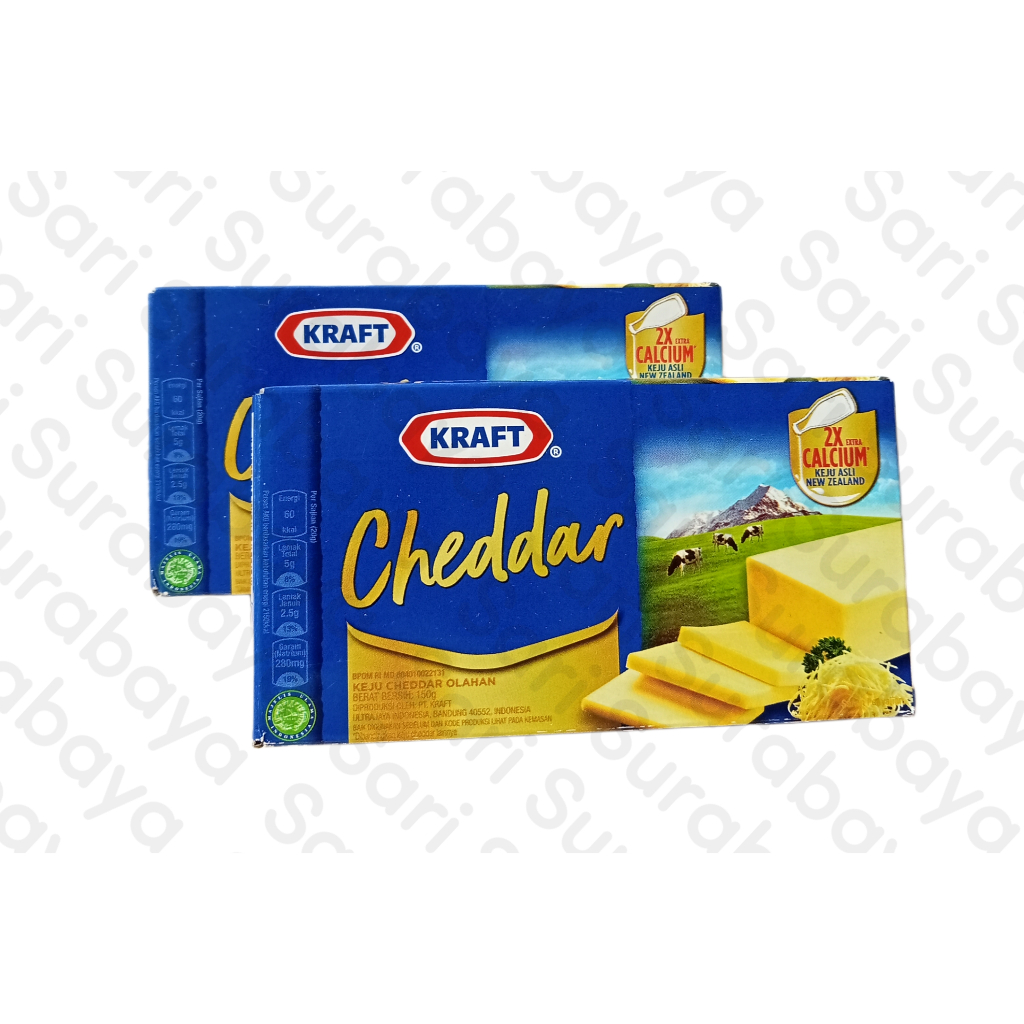 Jual Keju Kraft Cheddar 150 gr | Shopee Indonesia