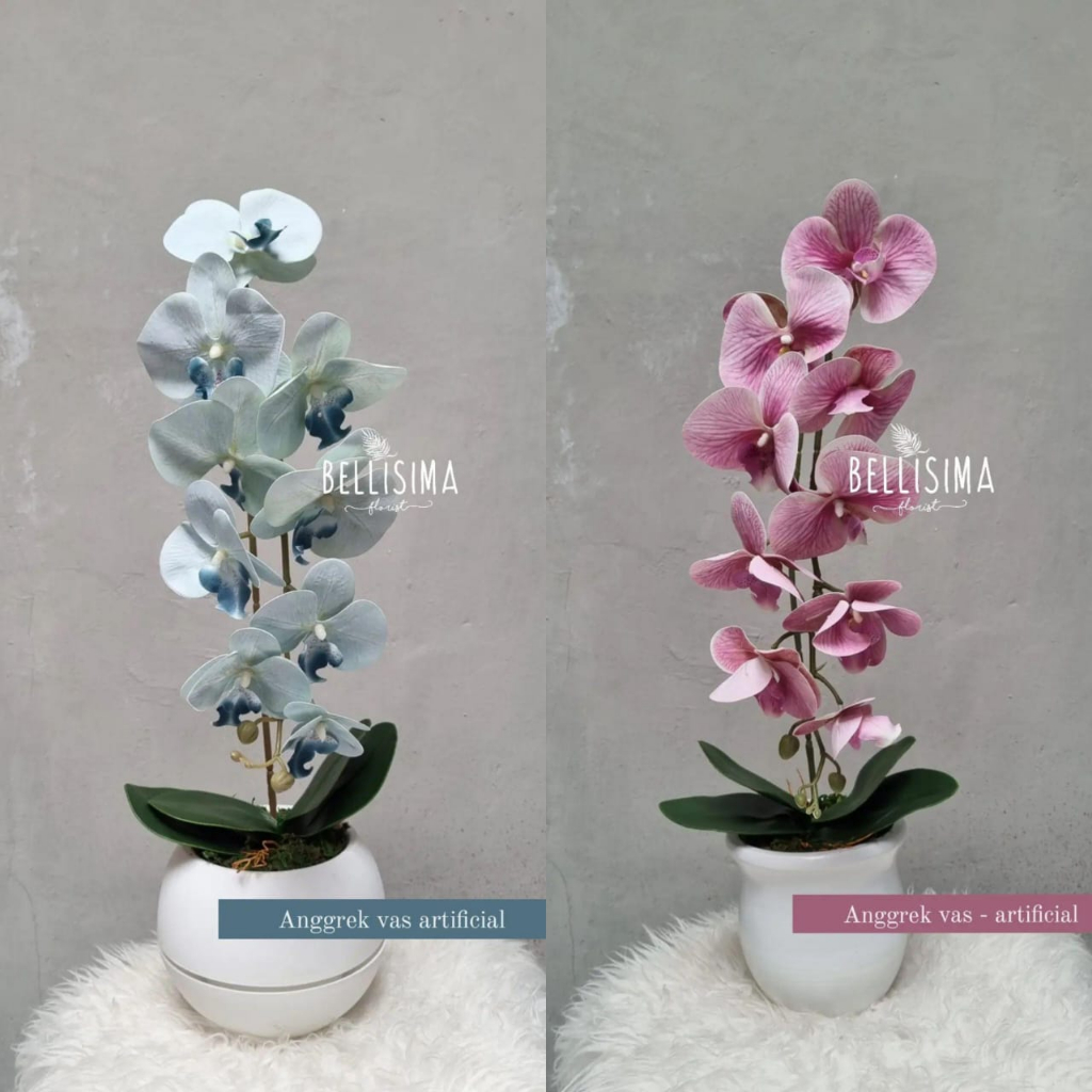 Jual Anggrek Vas Artificial - bunga palsu latex - Bellisima Florist ...