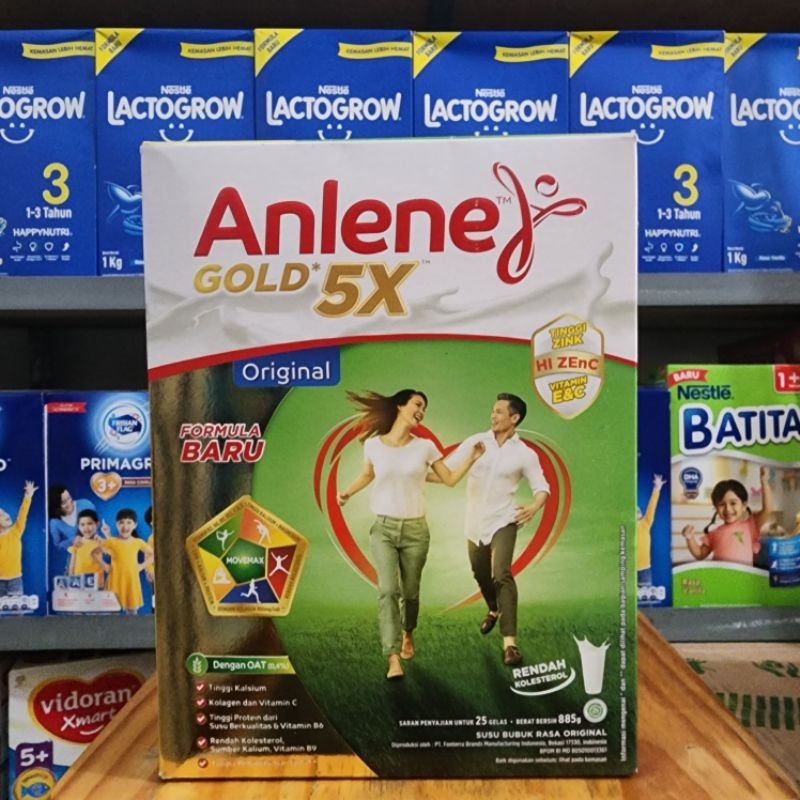 Jual CUCI GUDANG!!! Anlene Gold Plus 5× Original 885gr Dan 620gr ...