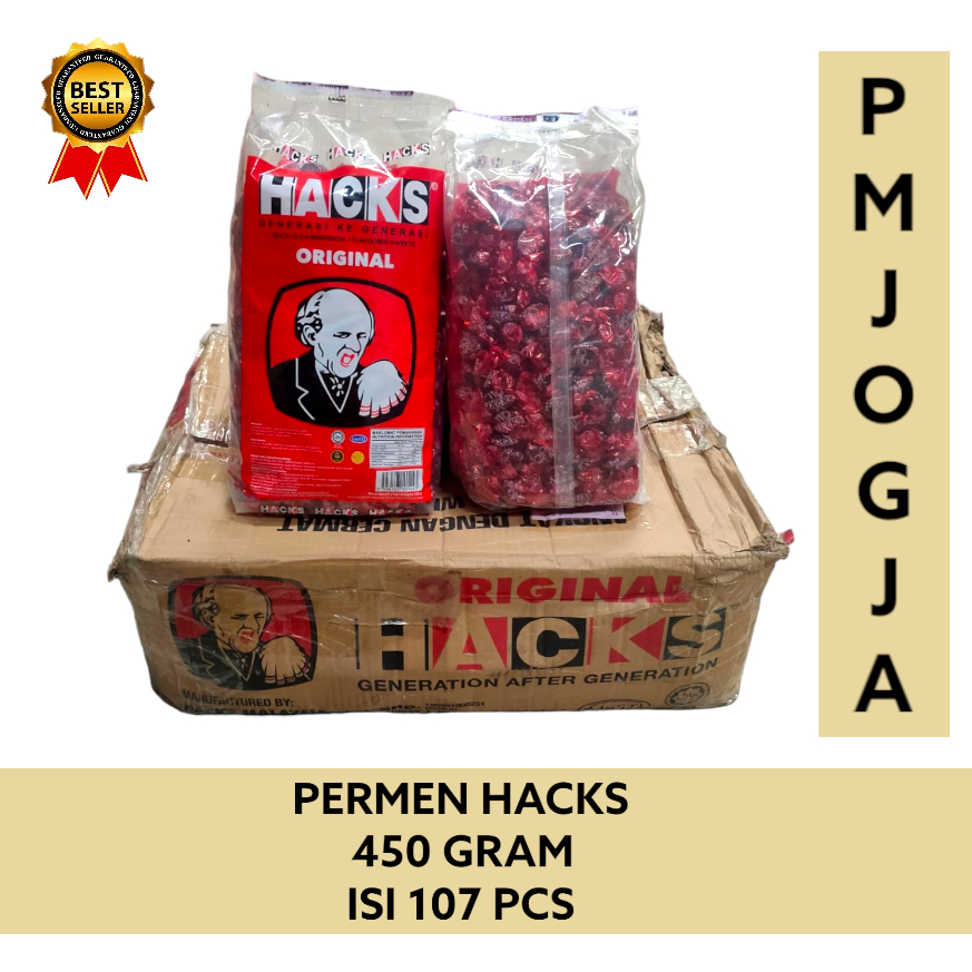Jual Permen Hacks Original 450 Gram Repack/ Permen Pelega Hidung dan ...