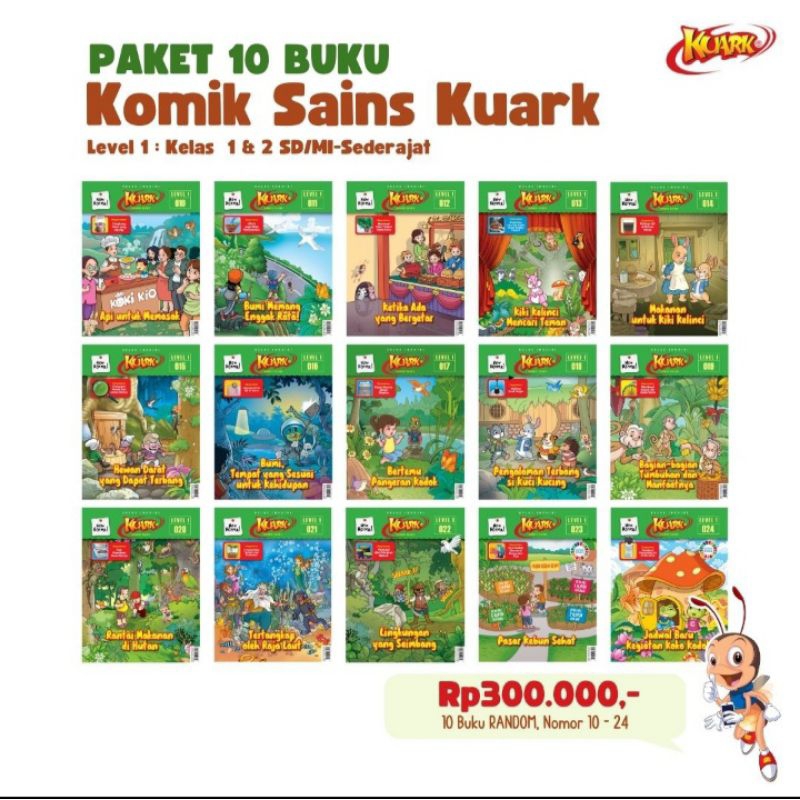 Jual PROMO Kuark paket new normal level 1 ( 10 edisi random) | Shopee Indonesia