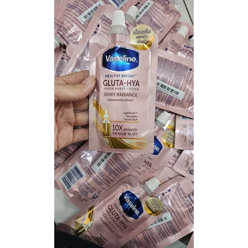 Jual Vaseline Healthy Bright Gluta Hya Sachet | Shopee Indonesia