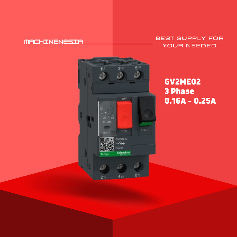 Jual MOTOR CIRCUIT BREAKER GV2ME02 SCHNEIDER MCB GV2ME THERMAL MAGNETIC | Shopee Indonesia