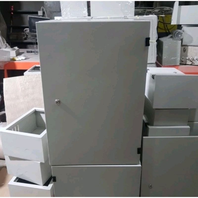 Jual Box Panel 40x60x20 Indoor 1.2mm pintu luar engsel hitam | Shopee ...