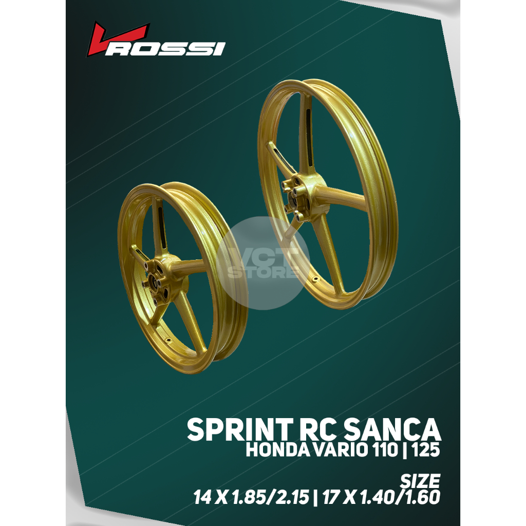 Jual VRossi Velg Racing PALANG 5 COPY RCB SPRINT RC SANCA Honda Vario ...
