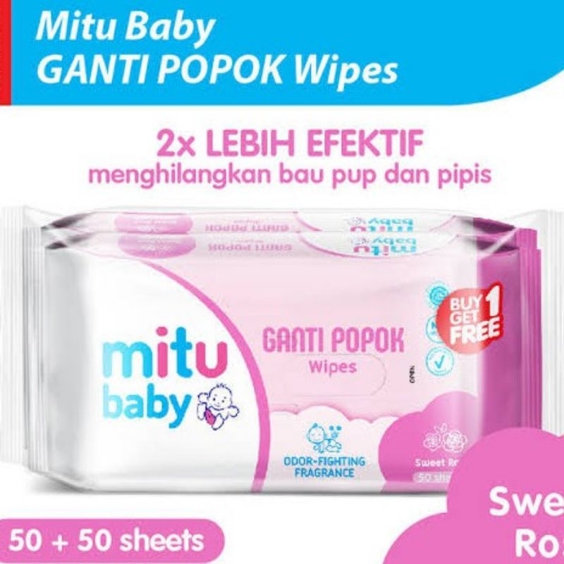 Jual tisu basah mitu Wipes 50 Sheets | Shopee Indonesia