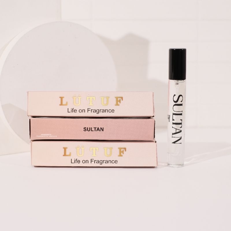 Jual SULTAN SPRAY 10ML BOTOL KACA EAU DE PARFUM LUTUF PARFUM ORIGINAL ...