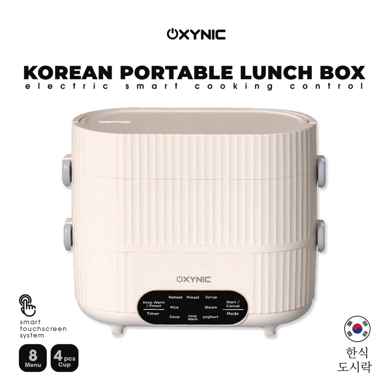 Jual OXYNIC Lunch Box Electric Kotak Bekal canggih touchscreen 2 liter ...