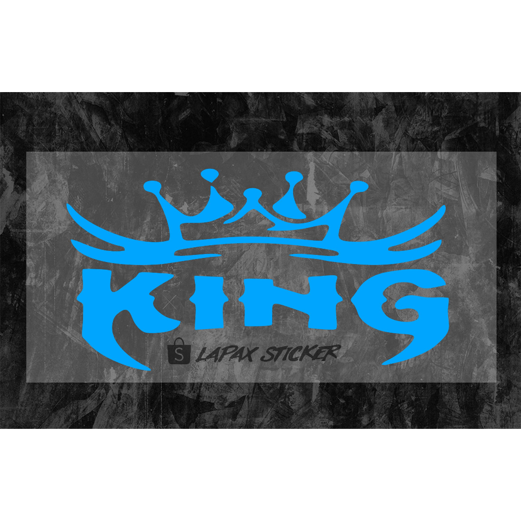 Jual stiker KING cutting sticker KING lucu keren viral | Shopee Indonesia