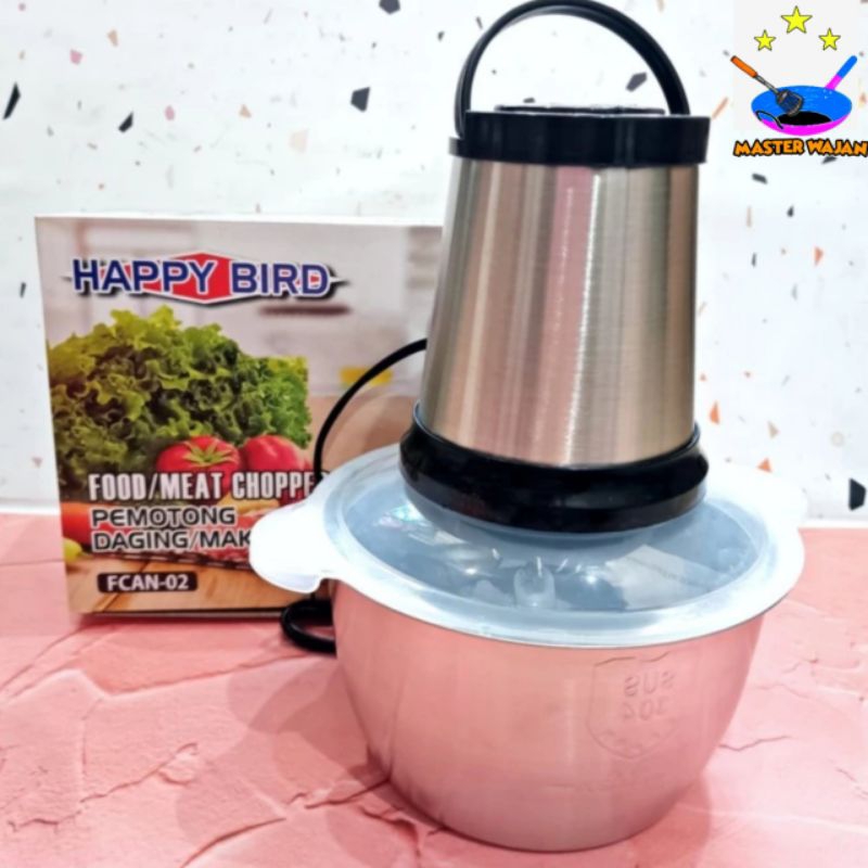 Jual Blender Chopper/Meat Chopper Stainless (Happy Bird) | Shopee Indonesia