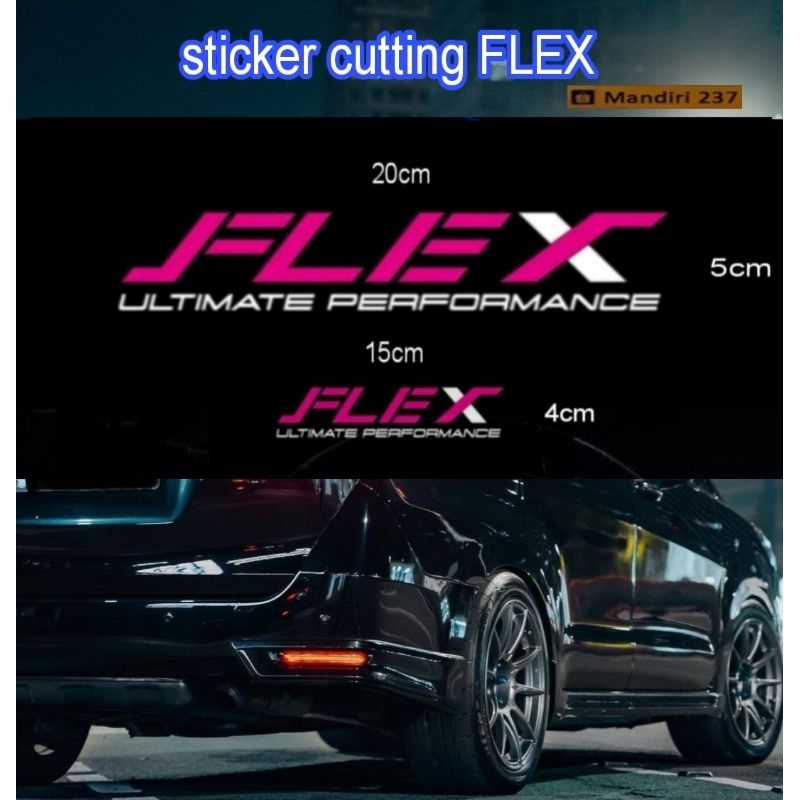 Jual STIKER MOBIL STIKER CUTTING FLEX ULTIMATE PERFORMANCE | Shopee ...