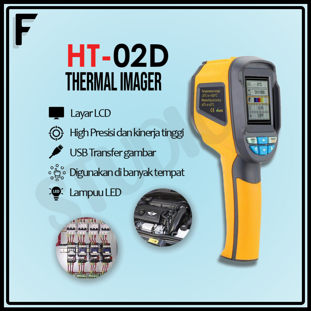 Jual HT02D Thermal Imaging Imager Camera HT-02D - Pengukur Suhu Kamera ...