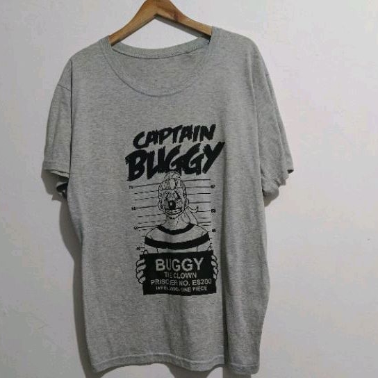 Jual Preloved Kaos One Piece Captain Buggy, bootleg, Not ori | Shopee ...