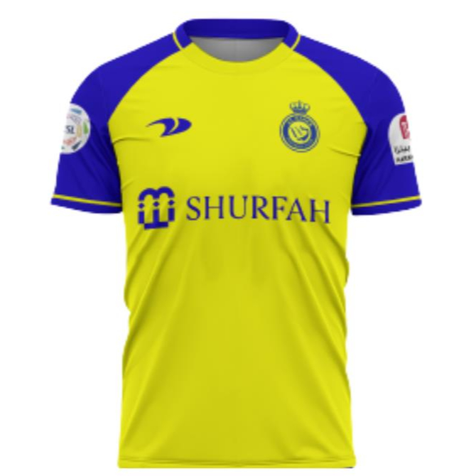 Jual Jersey Bola Al Nassr Home 2022 2023 Full Printing Premium Gratis