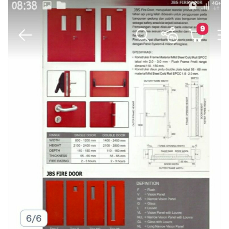 Jual pintu Emergency darurat | Shopee Indonesia