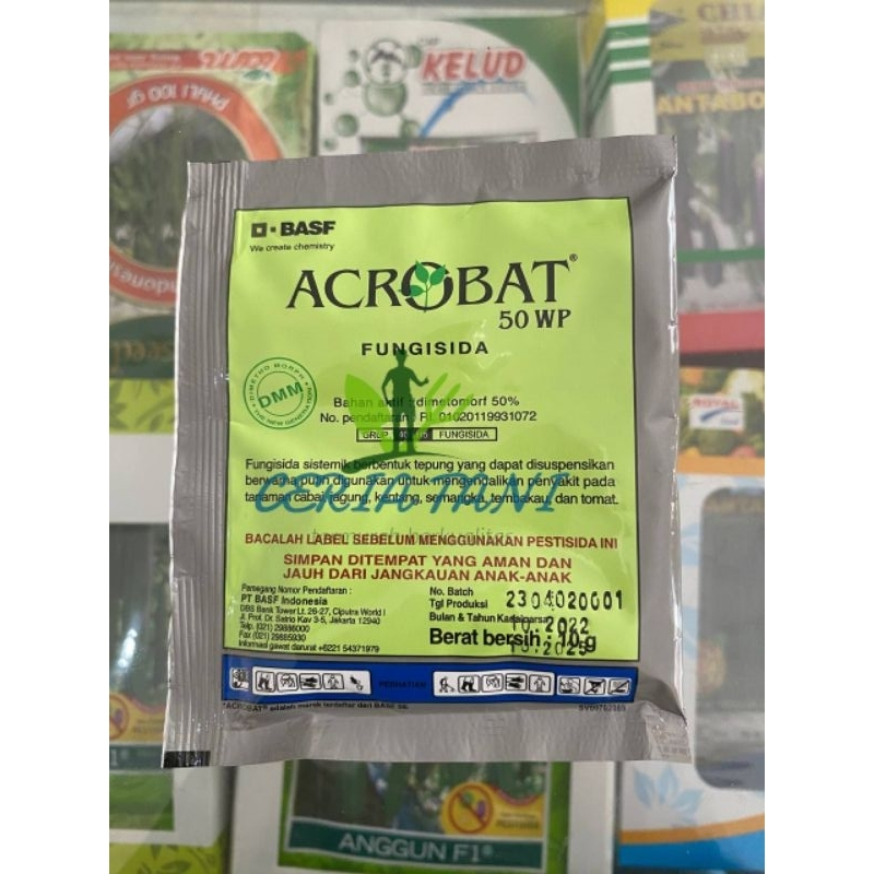 Jual fungisida ACROBAT 50WP kemasan 40 gram | Shopee Indonesia