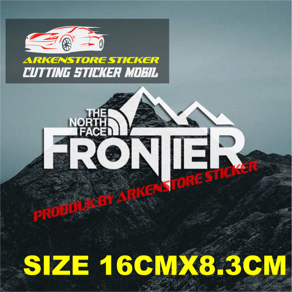 Jual Sticker stiker mobil frontier mountain sticker body kaca motif ...