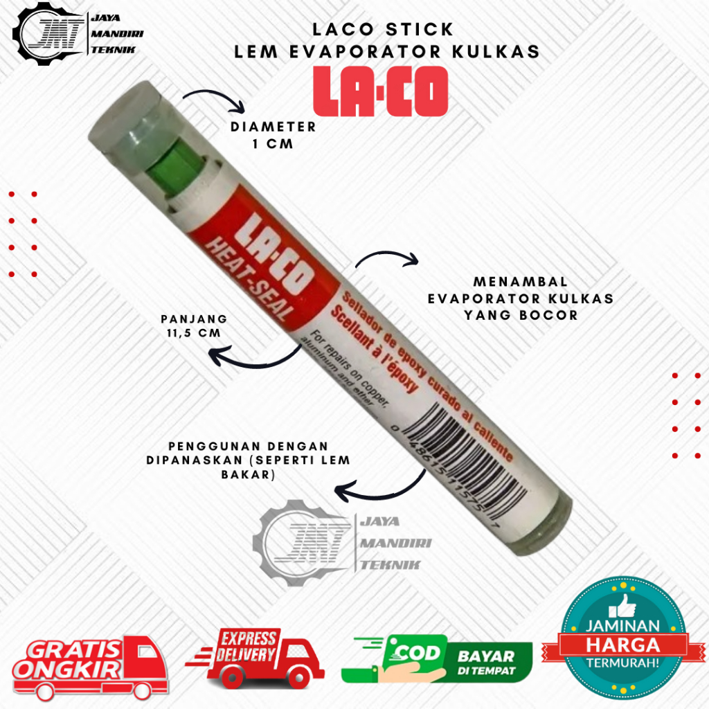 Jual Laco stick lem evaporator kulkas | Lem Hijau Original 6 - 10 cm ...