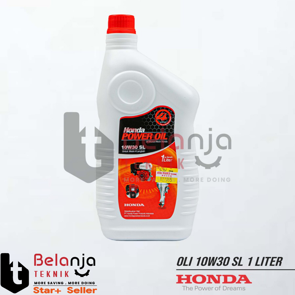 Jual Honda Power Oli Mesin Serbaguna GX 270 390 10W30 1 Liter 1000 ML ...