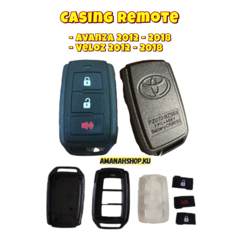 Jual Casing Remote All New Avanza dan Veloz Original Tahun 2012 - 2018 ...