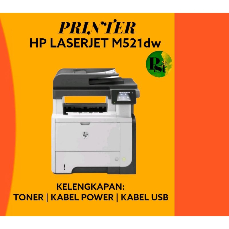 Jual Hp LaserJet Printer Laser Pro MFP M521dw | Shopee Indonesia