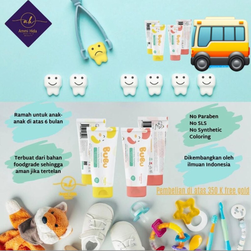 Jual Bubu Baby Care Pasta gigi anak | Shopee Indonesia