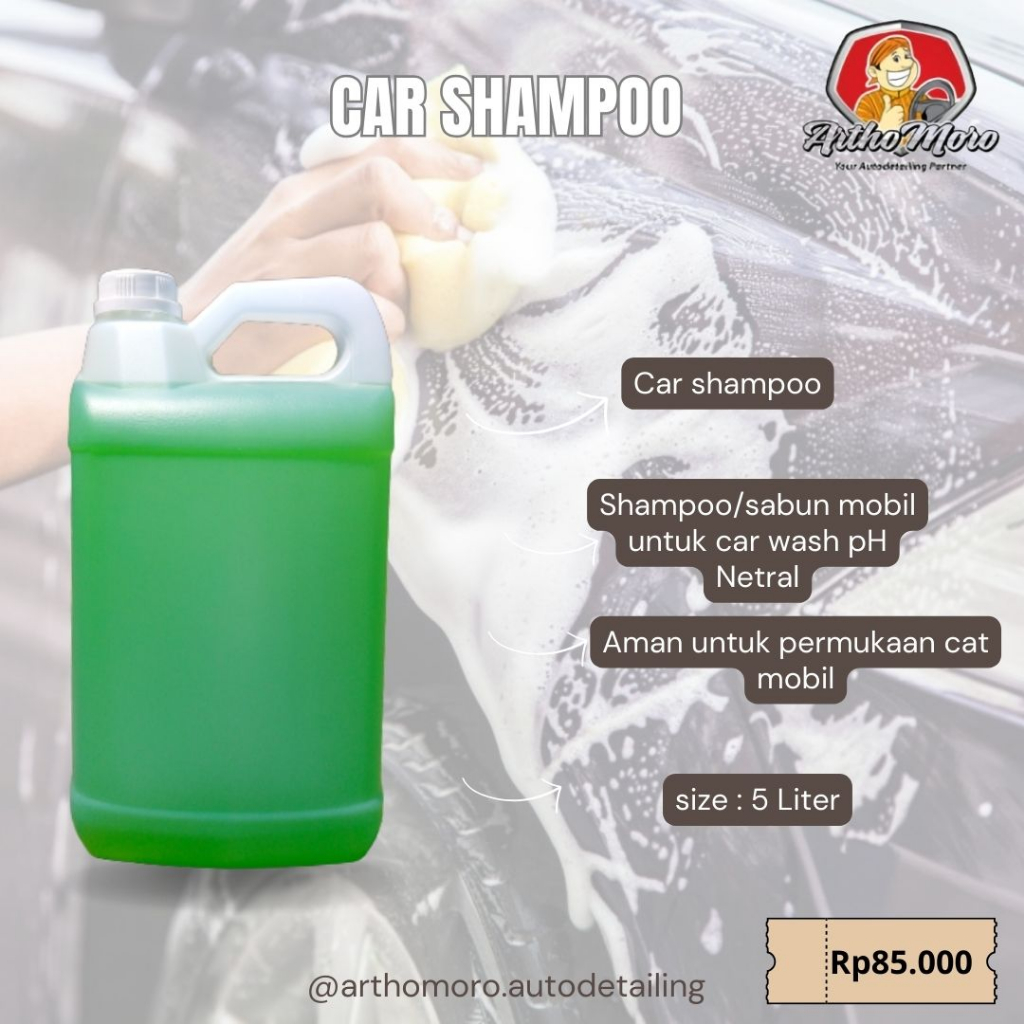 Jual Shampoo Mobil khusus untuk cucian mobil isi 5 Liter - car wash ...