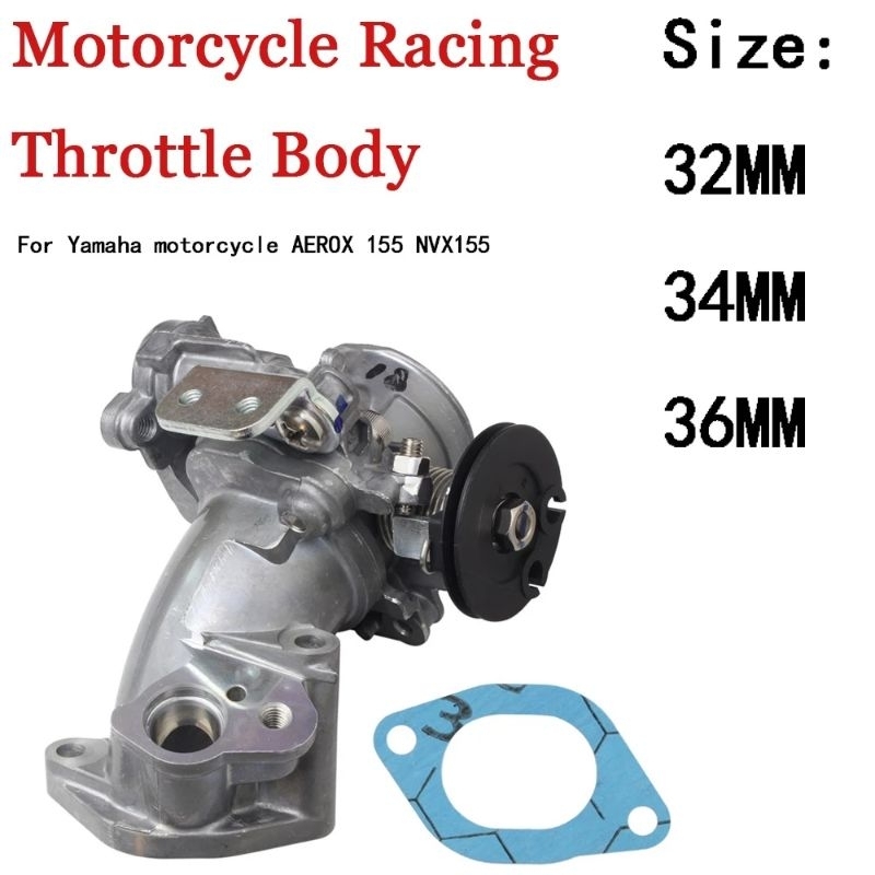 Jual TB THROTTLE BODY RACING YAMAHA AEROX 155 NMAX OLD N-MAX NEW LEXI ...