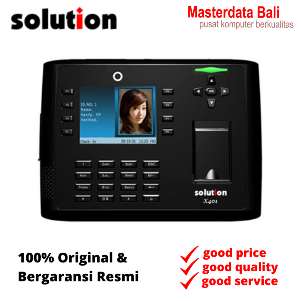 Jual Mesin Absensi Finger Print Solution X401 | Shopee Indonesia